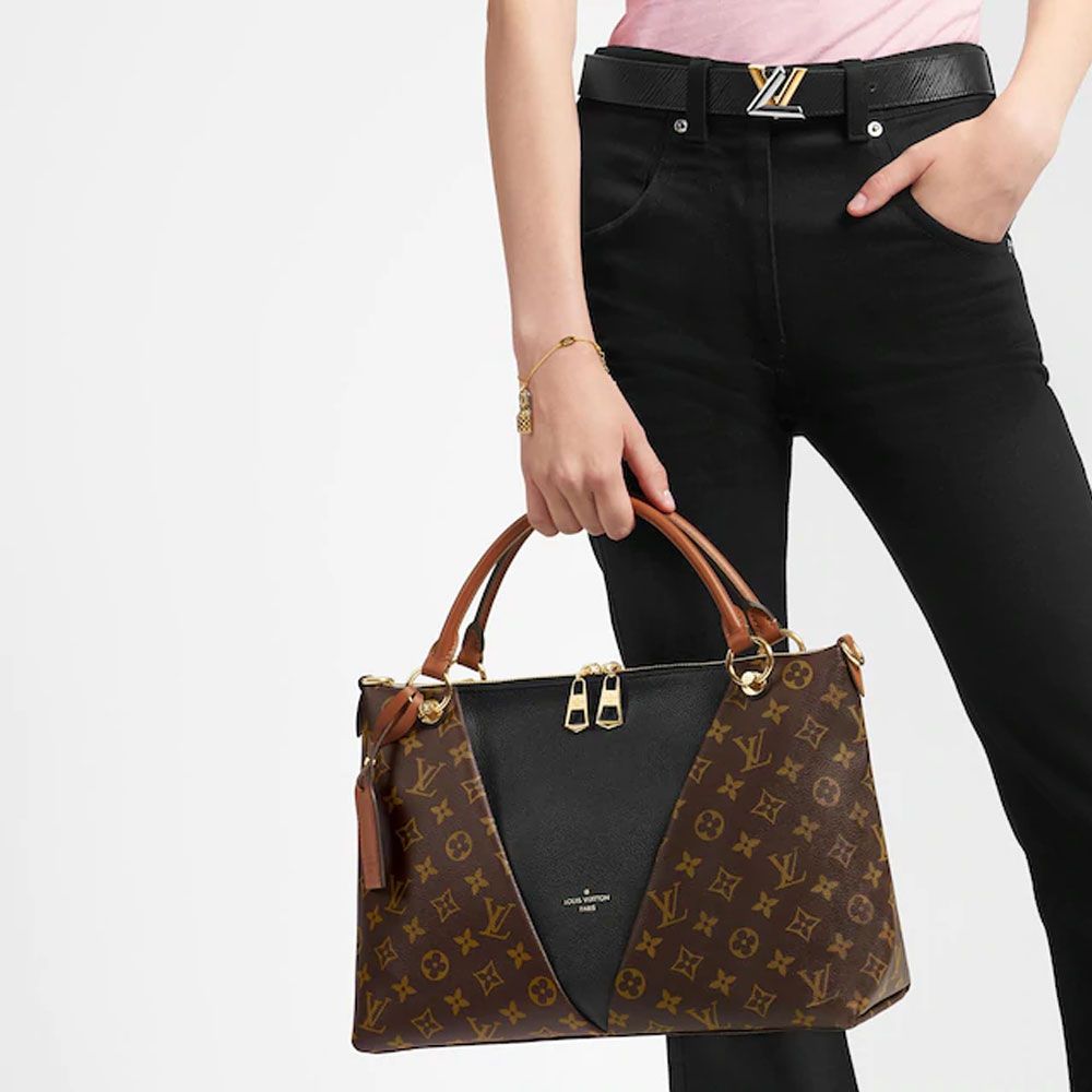 Louis Vuitton Çanta V Tote Kahverengi Kadın | Outlet Brand Store